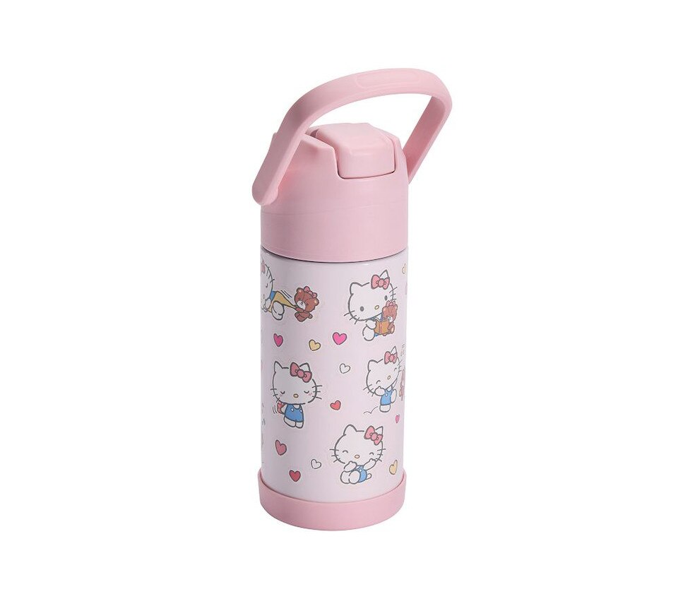 Mackenzie Hello Kitty® Hearts Glow-in-the-Dark Water Bottles | Pottery Barn Kids Australia